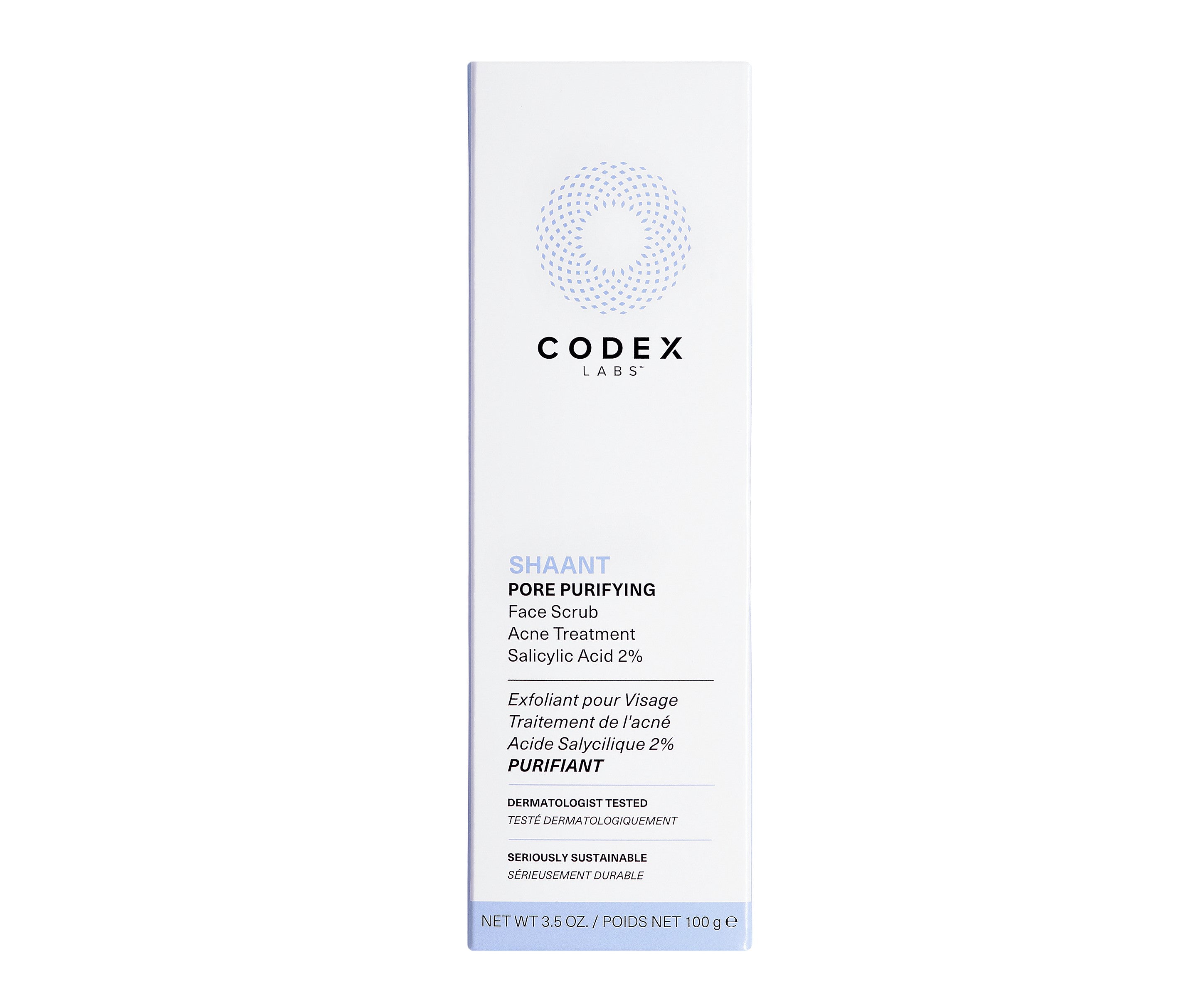 Shaant Pore Purifying Acne Face Scrub – Codex Labs Corp
